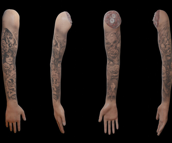 ArtStation - Severed Arm - Rigged | Game Assets