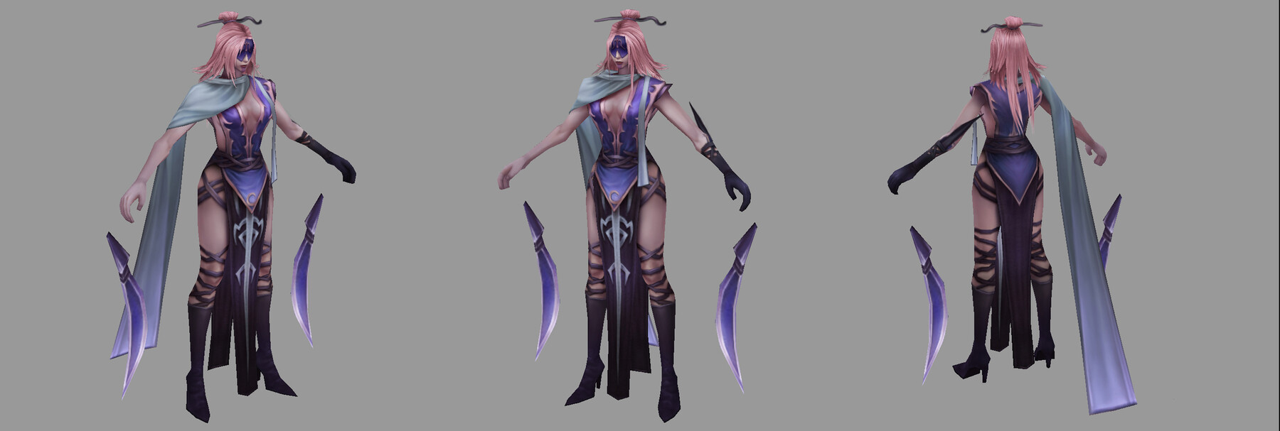 ArtStation - Low poly 3D Women - Shadows | Game Assets