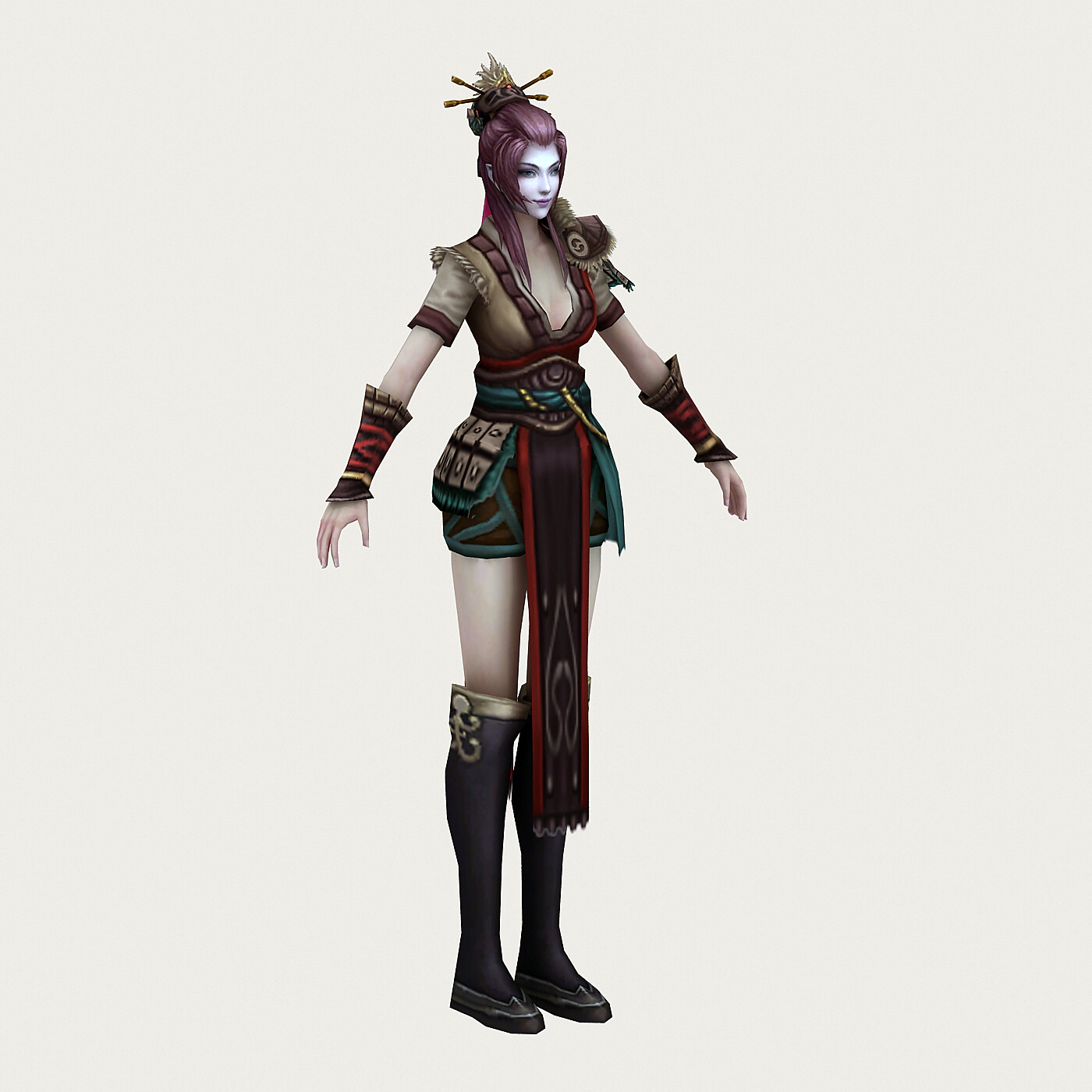 ArtStation - Cloth Ladies 02 | Game Assets