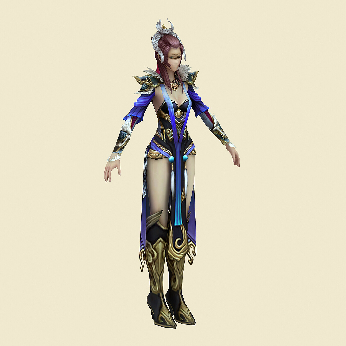 ArtStation - Cloth Ladies 14 | Game Assets