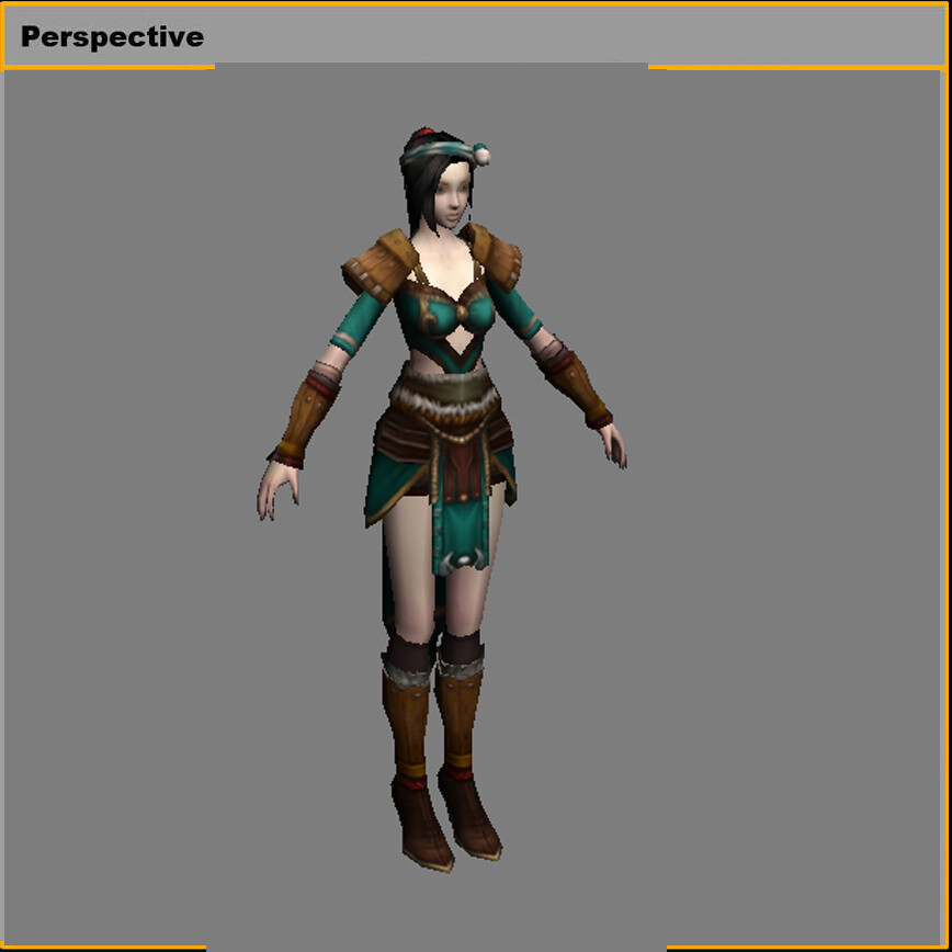 ArtStation - Cloth Set - Female 03 | Game Assets