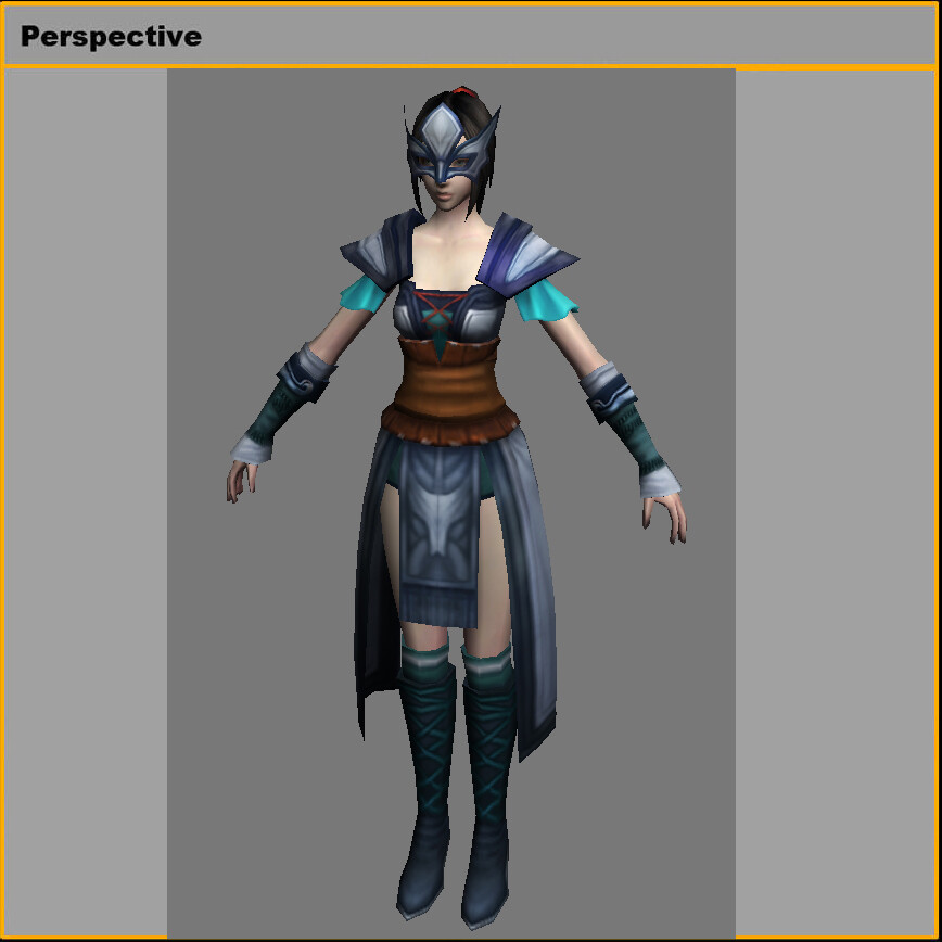 ArtStation - Cloth Set - Female 09 | Game Assets
