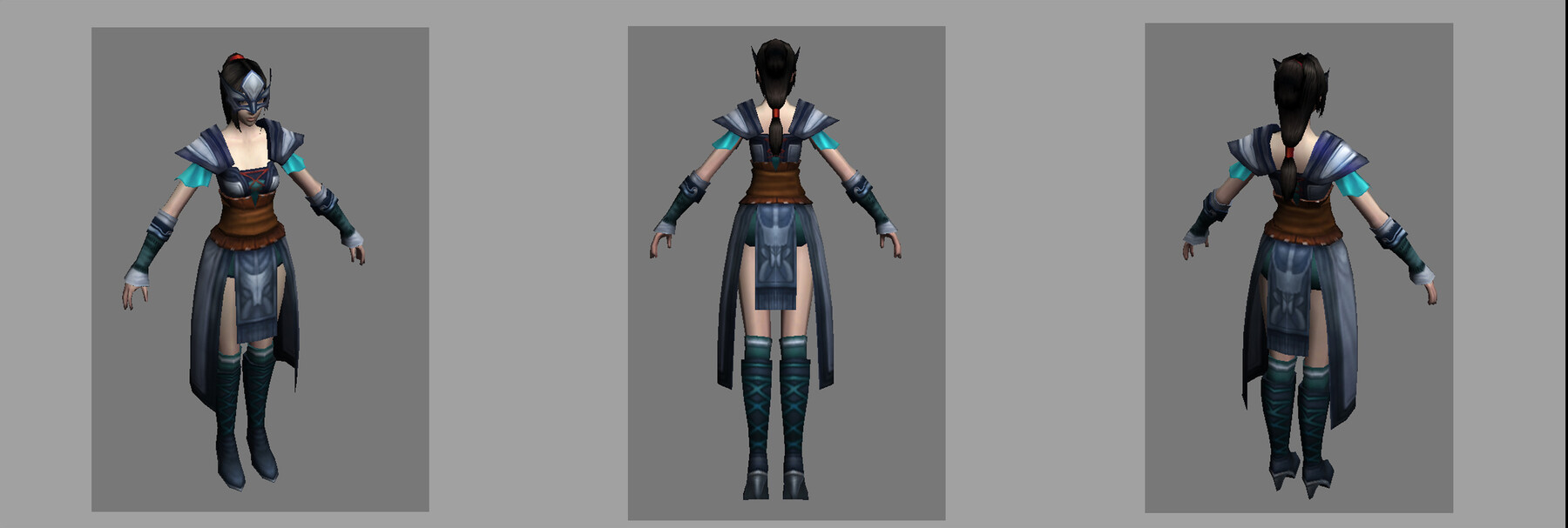 ArtStation - Cloth Set - Female 09 | Game Assets