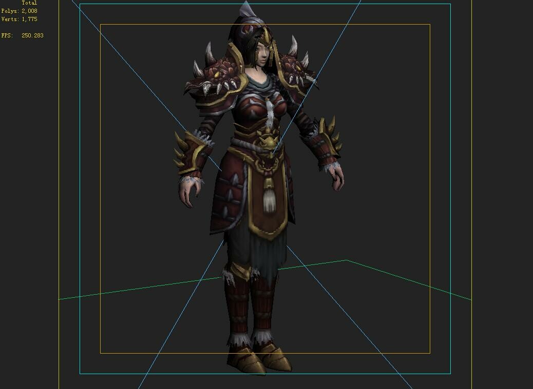 ArtStation - Armor Suit - Female 11 | Game Assets