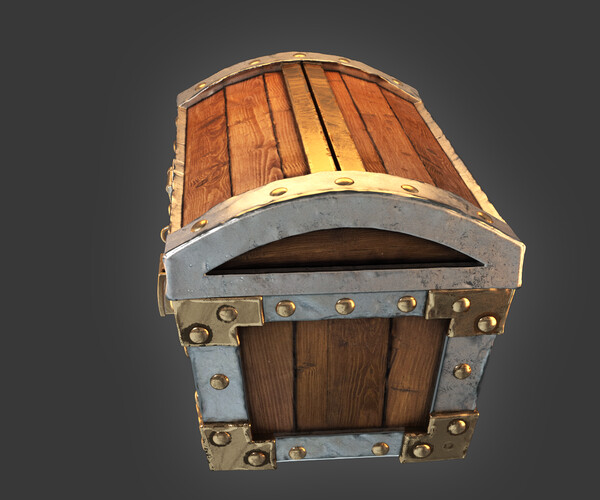 ArtStation - Treasure Chest with lock | Resources