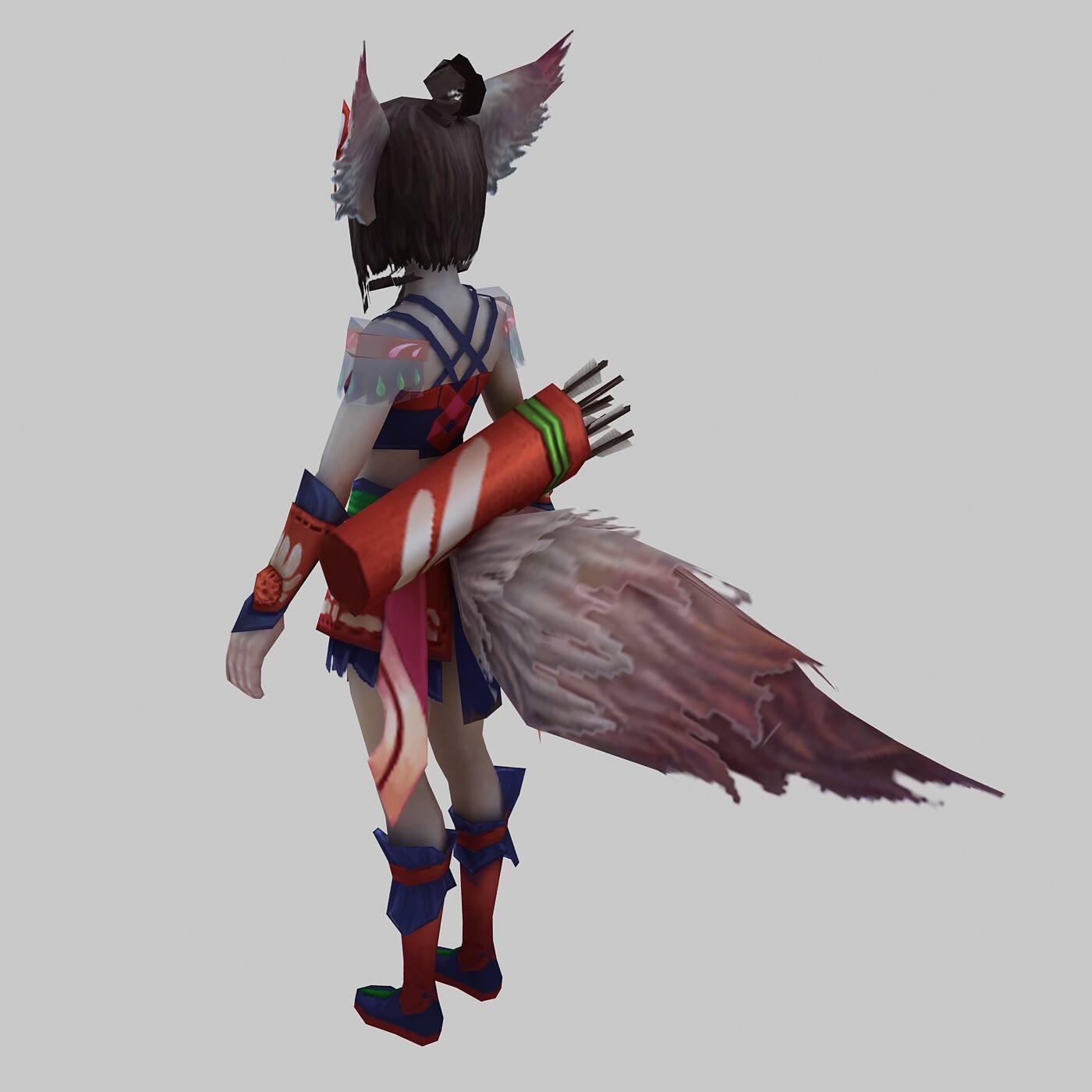 ArtStation - Little Fox Girl - Cloth Set 06 | Game Assets