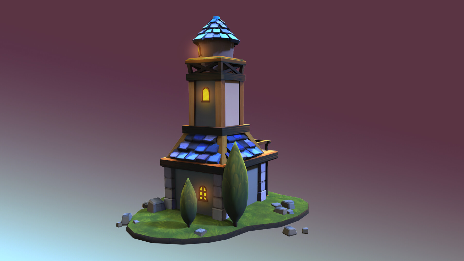 ArtStation - Town Hall | Game Assets
