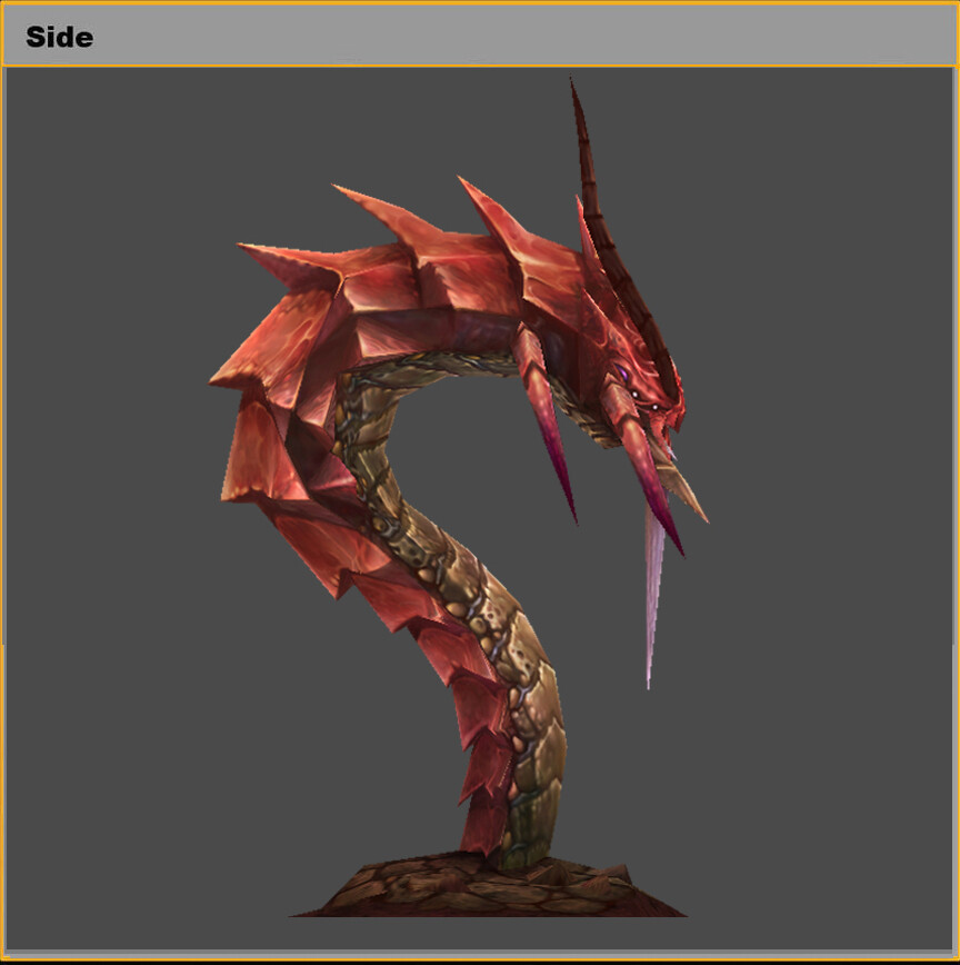 ArtStation - Low poly 3D Monster - One hundred years old | Game Assets