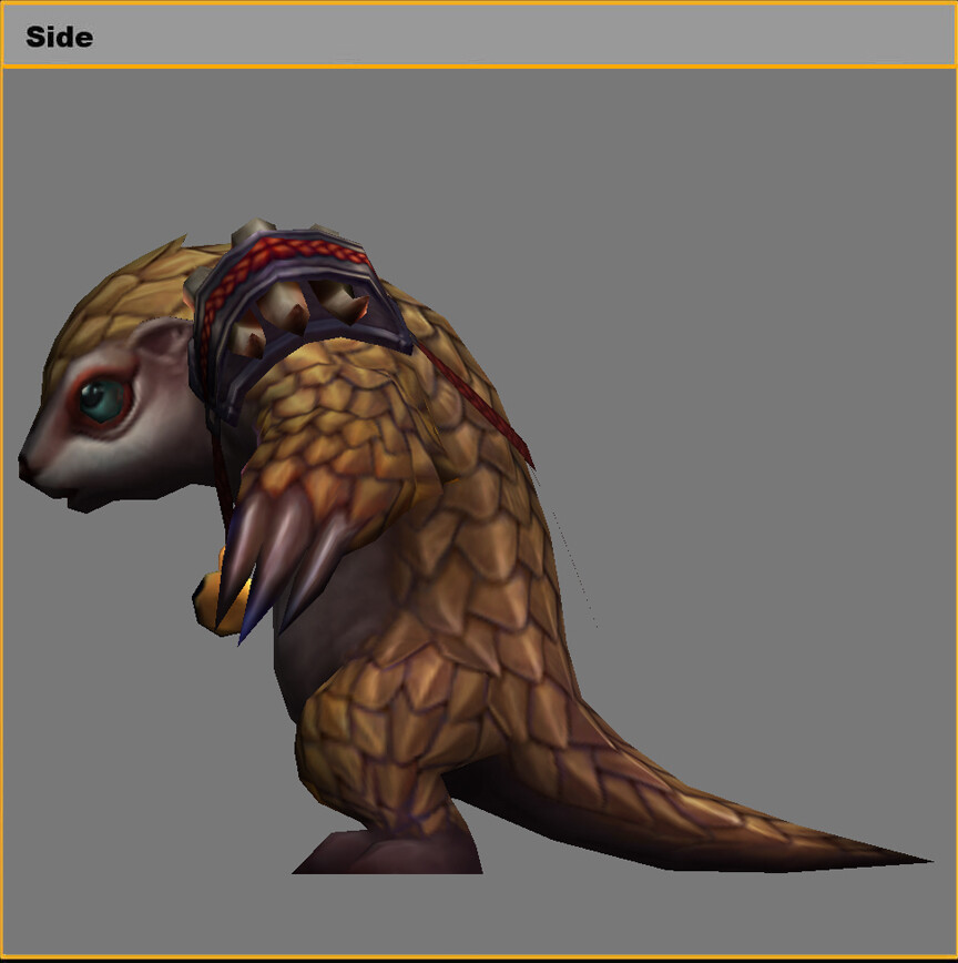 ArtStation - Low poly 3D Monster - Pangolin 02 | Game Assets