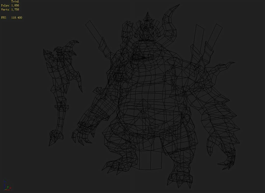 ArtStation - Low poly 3D Monster - The Depressors | Game Assets