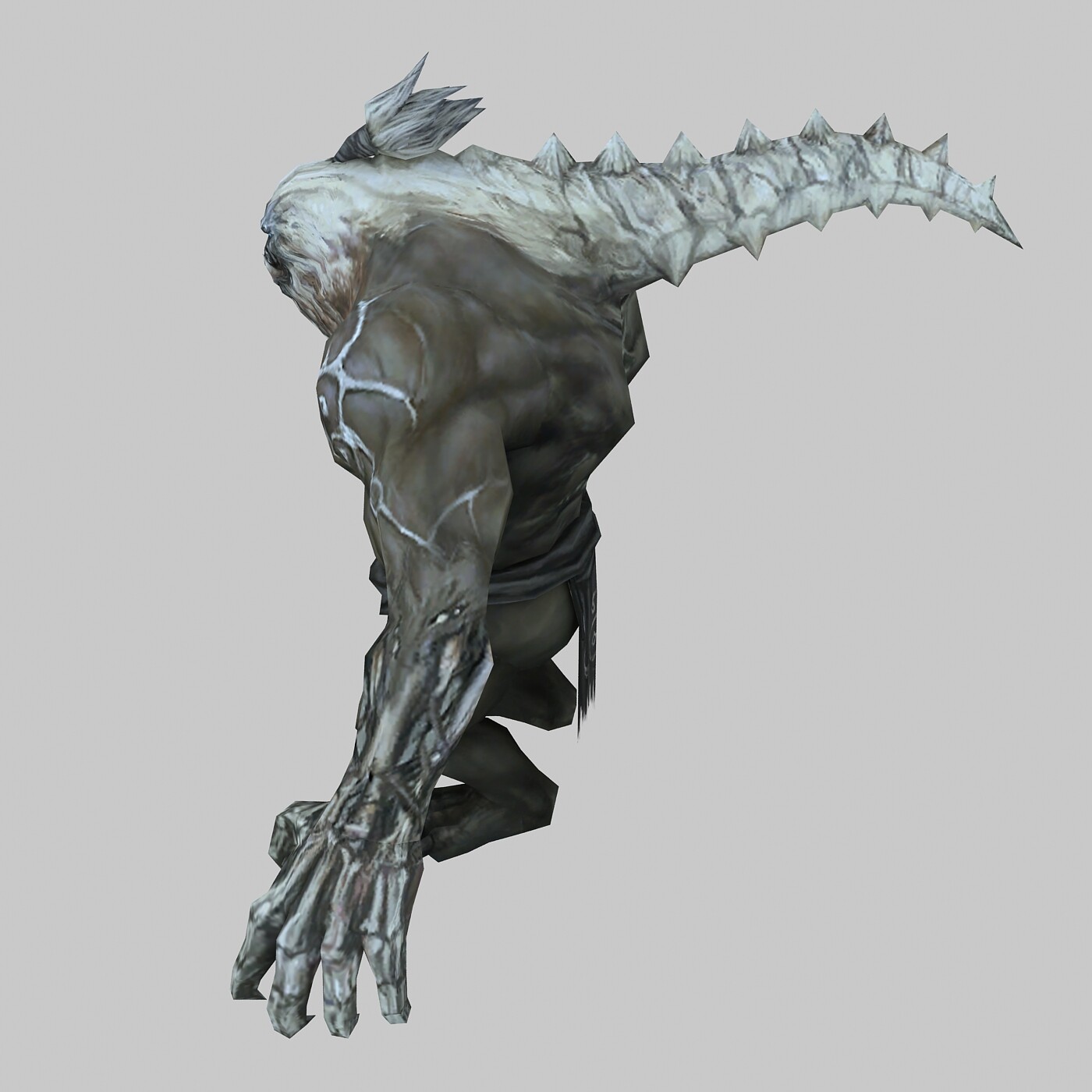 ArtStation - Low poly 3D Monster - Action Troll | Game Assets