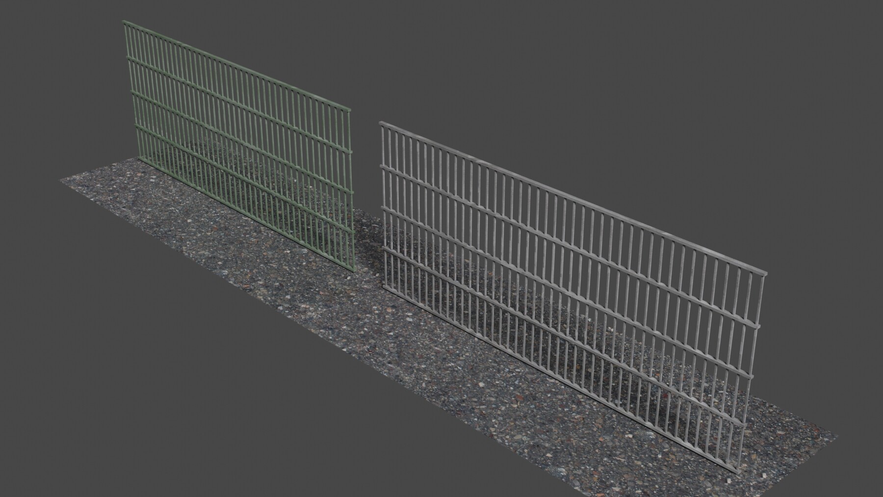 ArtStation - Fence 5 - 3D-Model | Game Assets