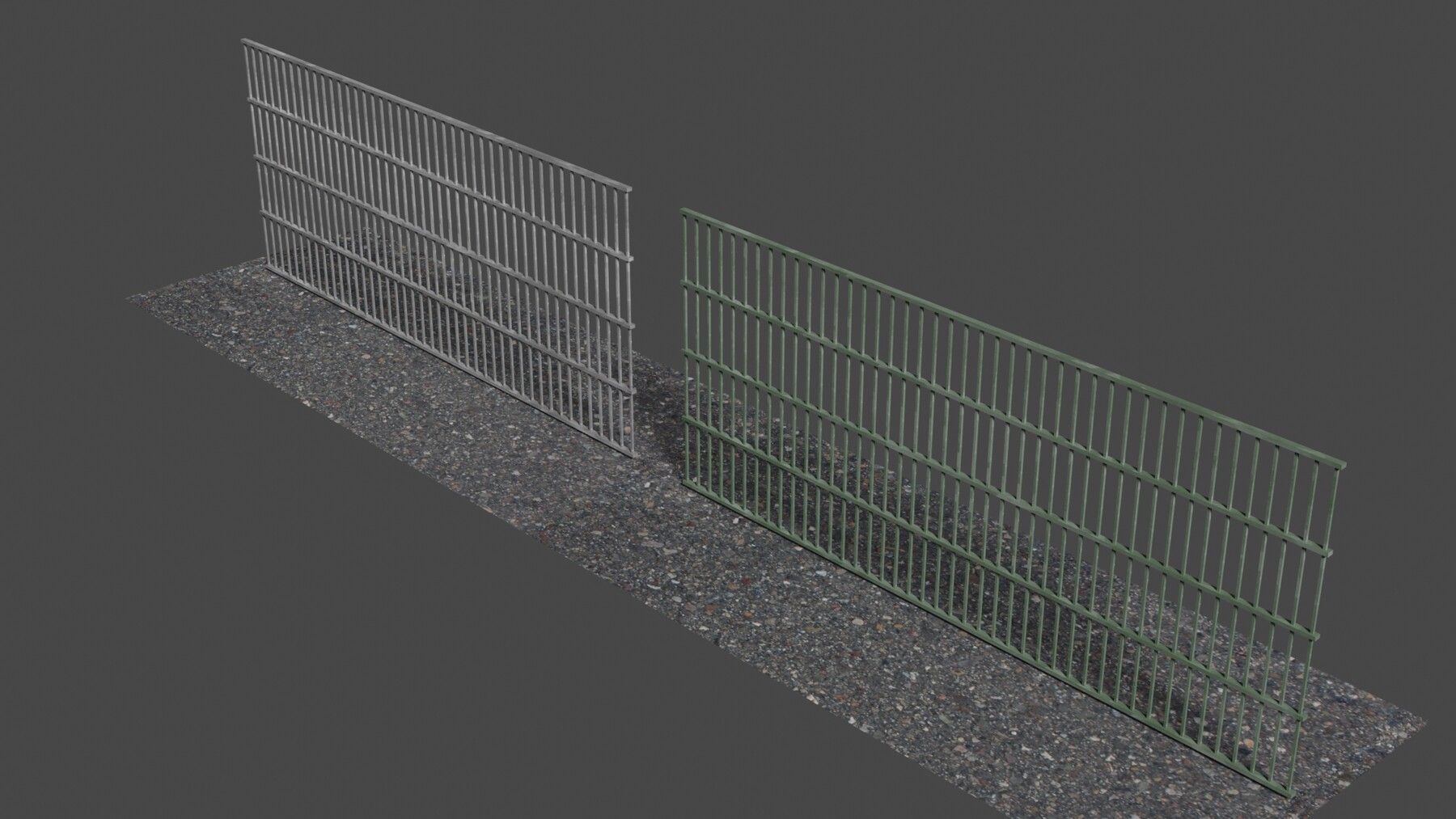 ArtStation - Fence 5 - 3D-Model | Game Assets