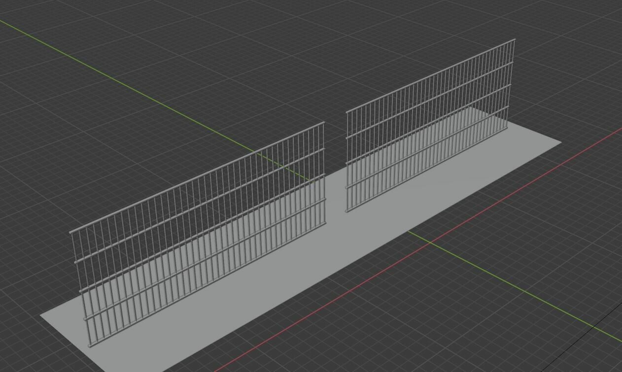 ArtStation - Fence 5 - 3D-Model | Game Assets