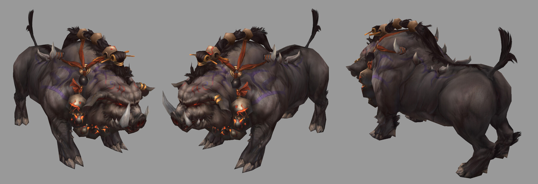 ArtStation - Low poly 3D Monster - Butler Gaocai 03 | Game Assets