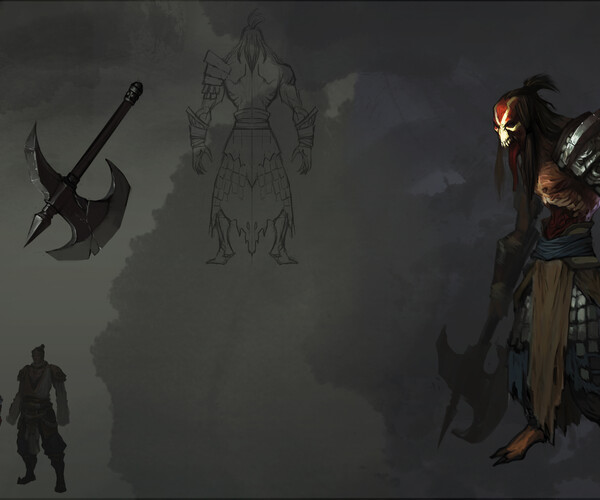 ArtStation - Low poly 3D Monster - Ghost Death | Game Assets