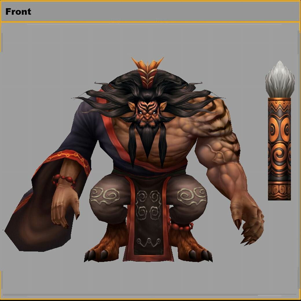 ArtStation - Low poly 3D Monster - Tigers | Game Assets