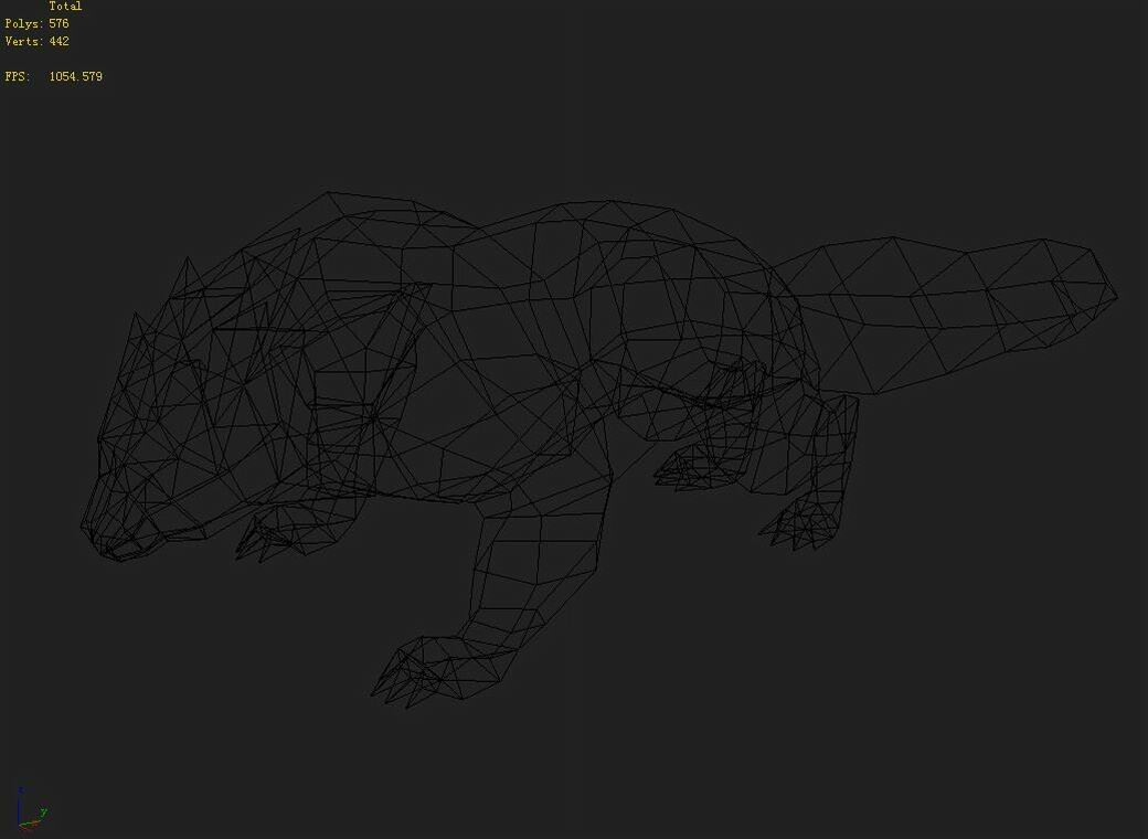 ArtStation - Low poly 3D Monster - Phantom | Game Assets