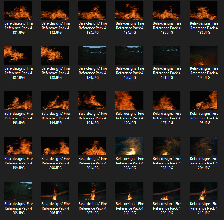 ArtStation - Beladesigns' Fire Resource Pack 4 | Resources