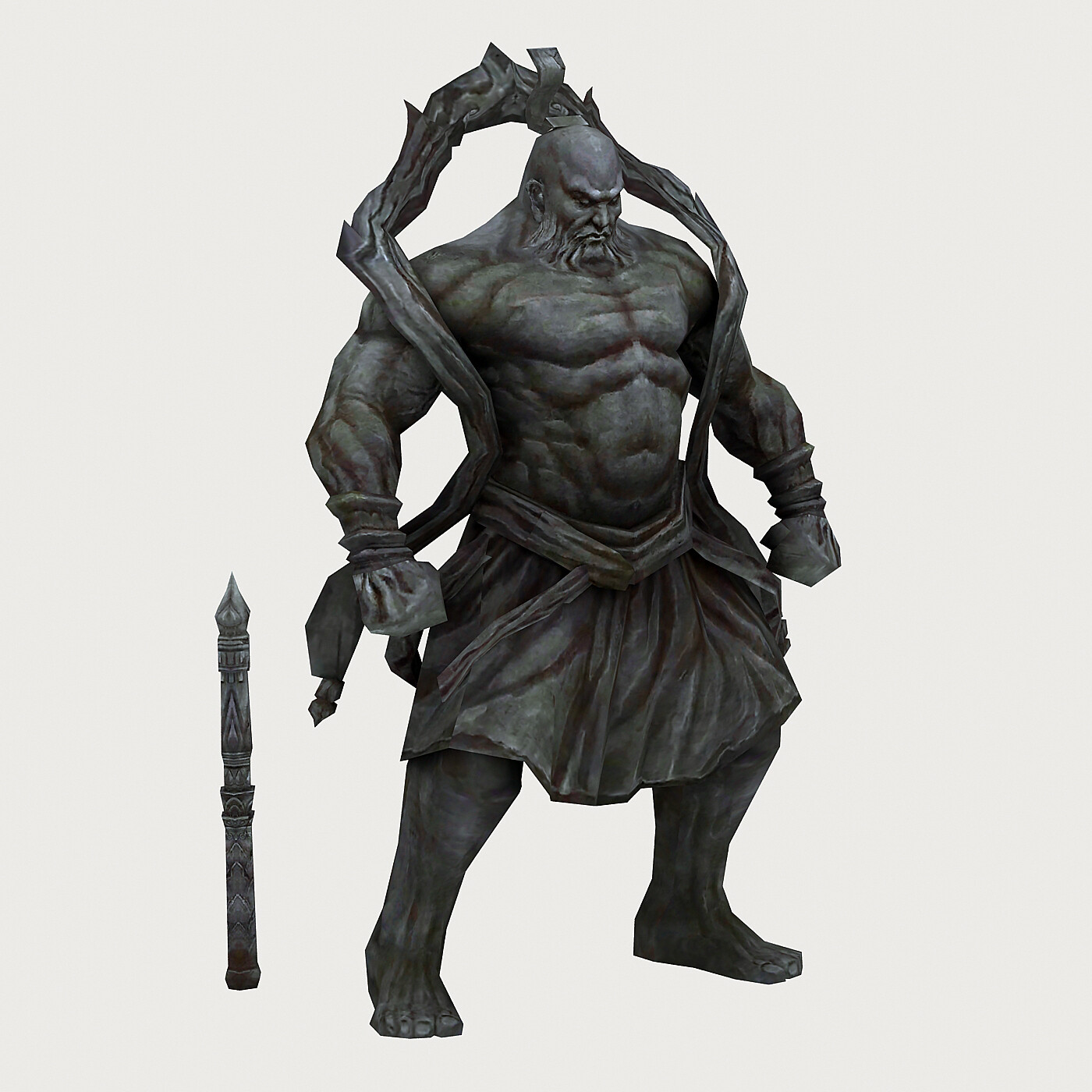 ArtStation - Low poly 3D Monster - Indigo Illusion | Game Assets