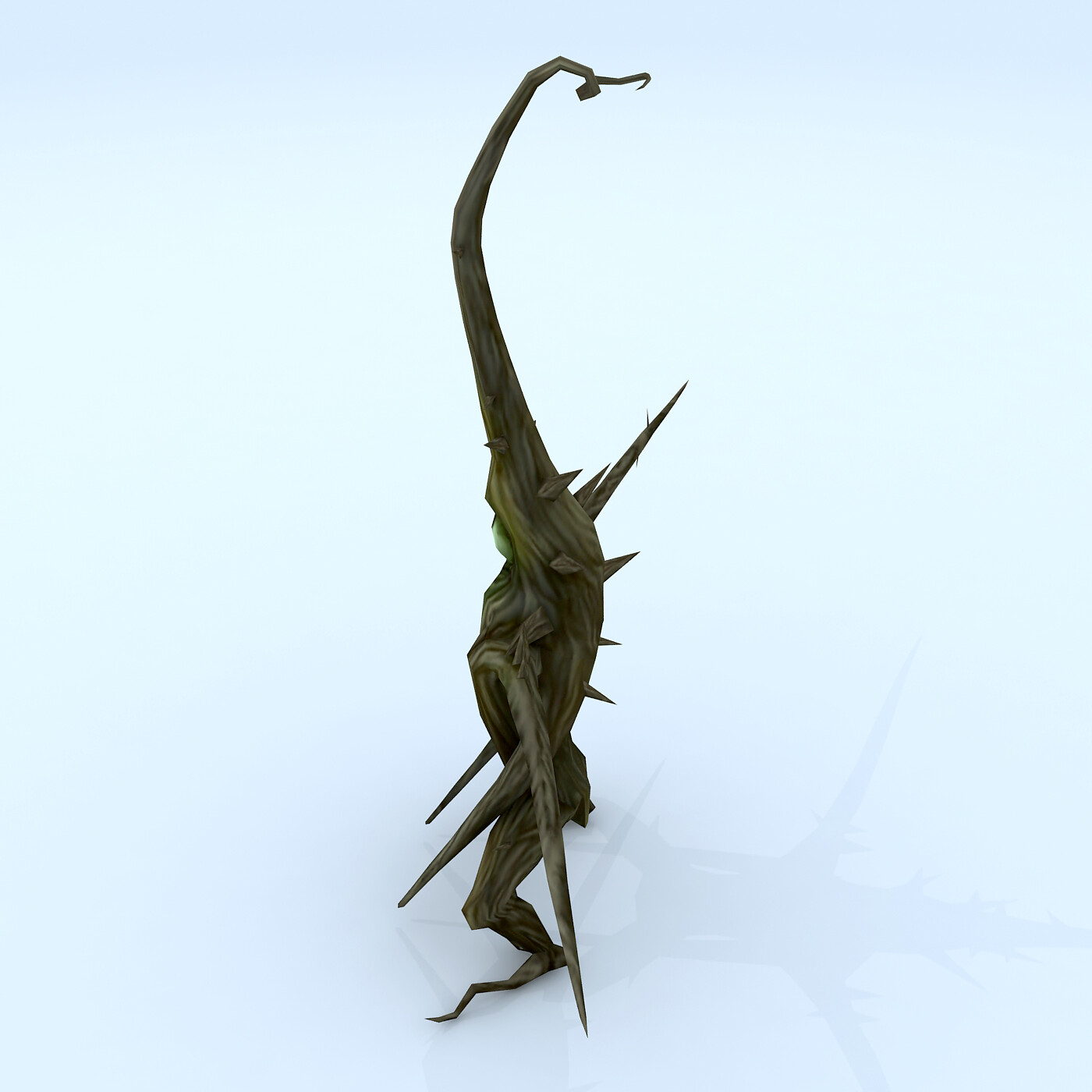 ArtStation - Low poly 3D Monster - Thorns Goblin | Game Assets