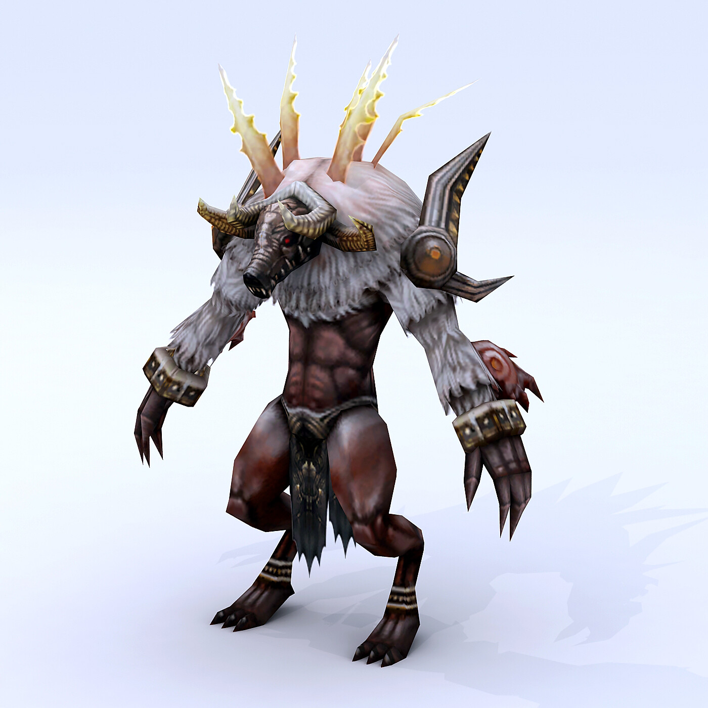 ArtStation - Low poly 3D Monster - Lord of the Conqueror | Game Assets