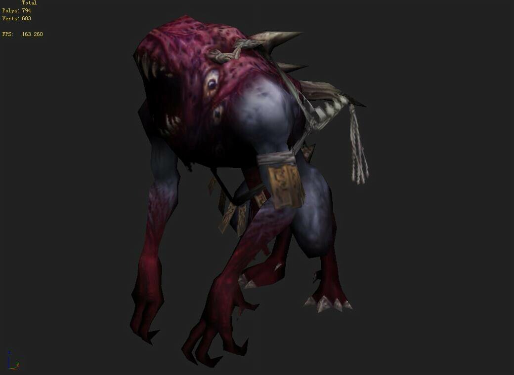 ArtStation - Low poly 3D Monster - Spooky Ghost | Game Assets