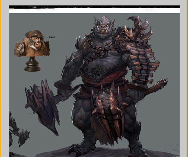 ArtStation - Low poly 3D Monster - Splitter | Game Assets