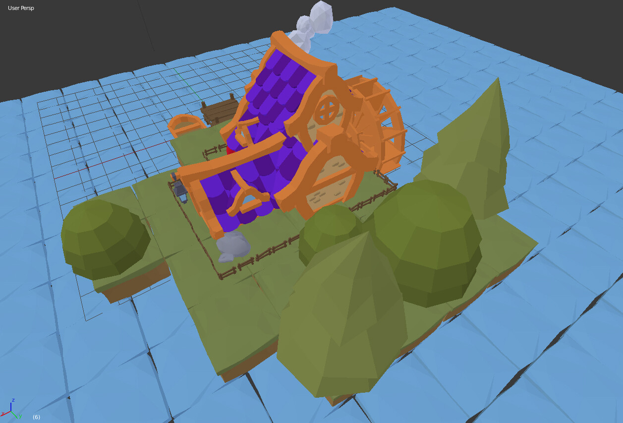 ArtStation - Low poly 3d House | Game Assets