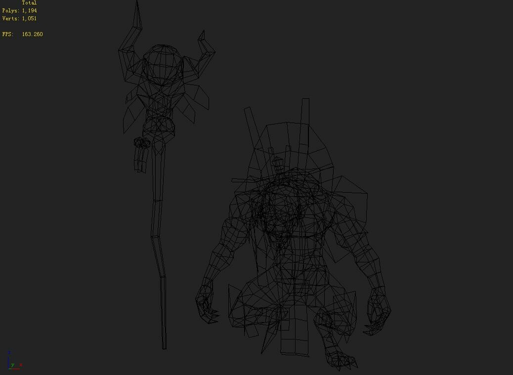 ArtStation - Low poly 3D Monster - Devil | Game Assets