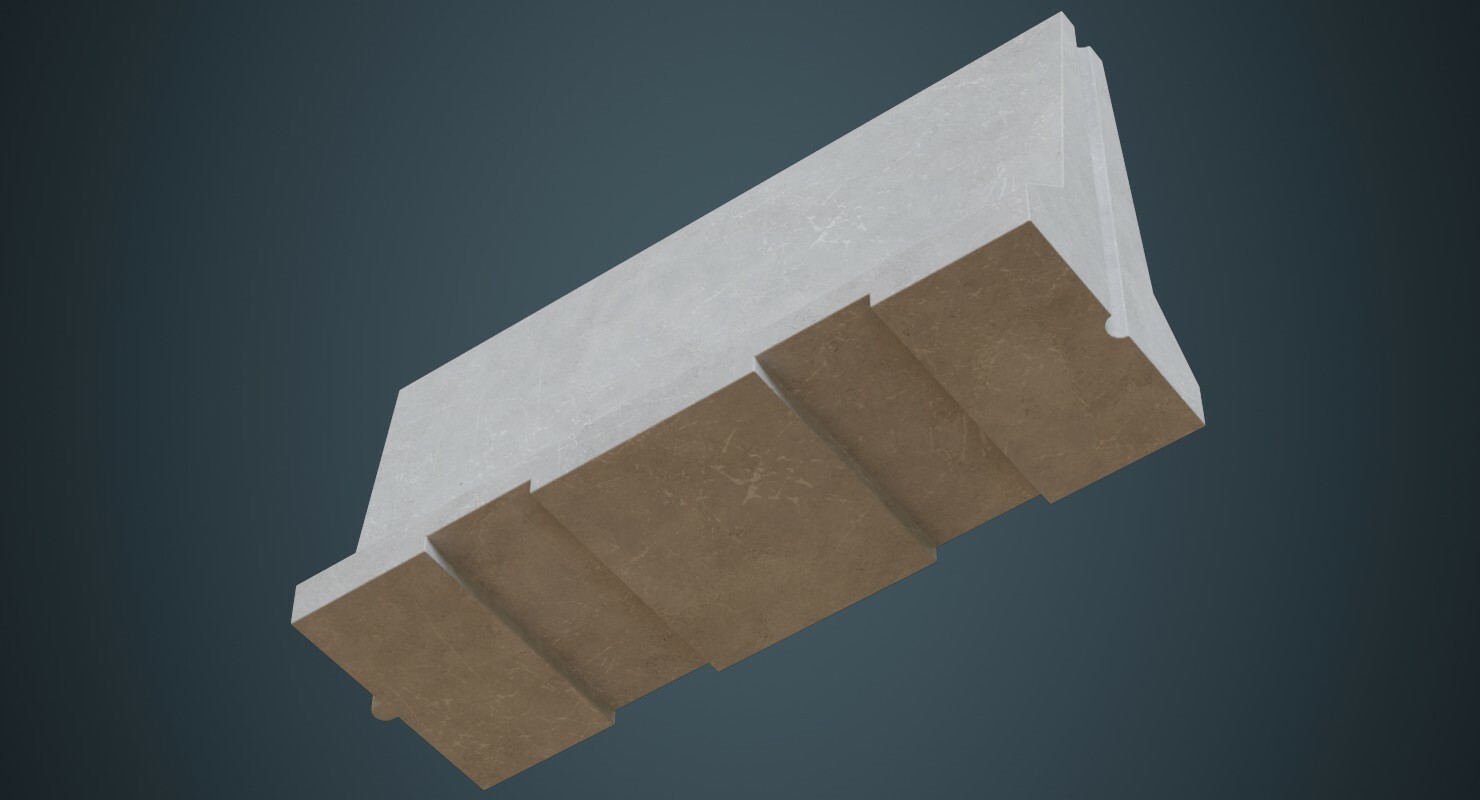 ArtStation - Concrete Barrier 3A | Game Assets