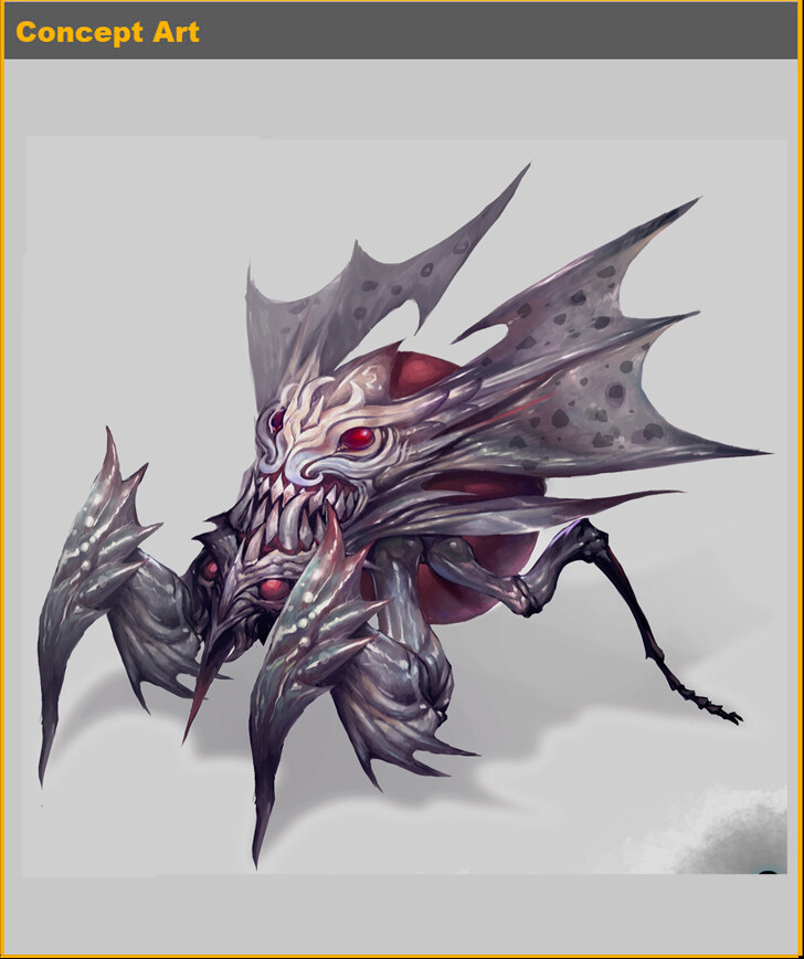 ArtStation - Low poly 3D Monster - Dead Soul | Game Assets