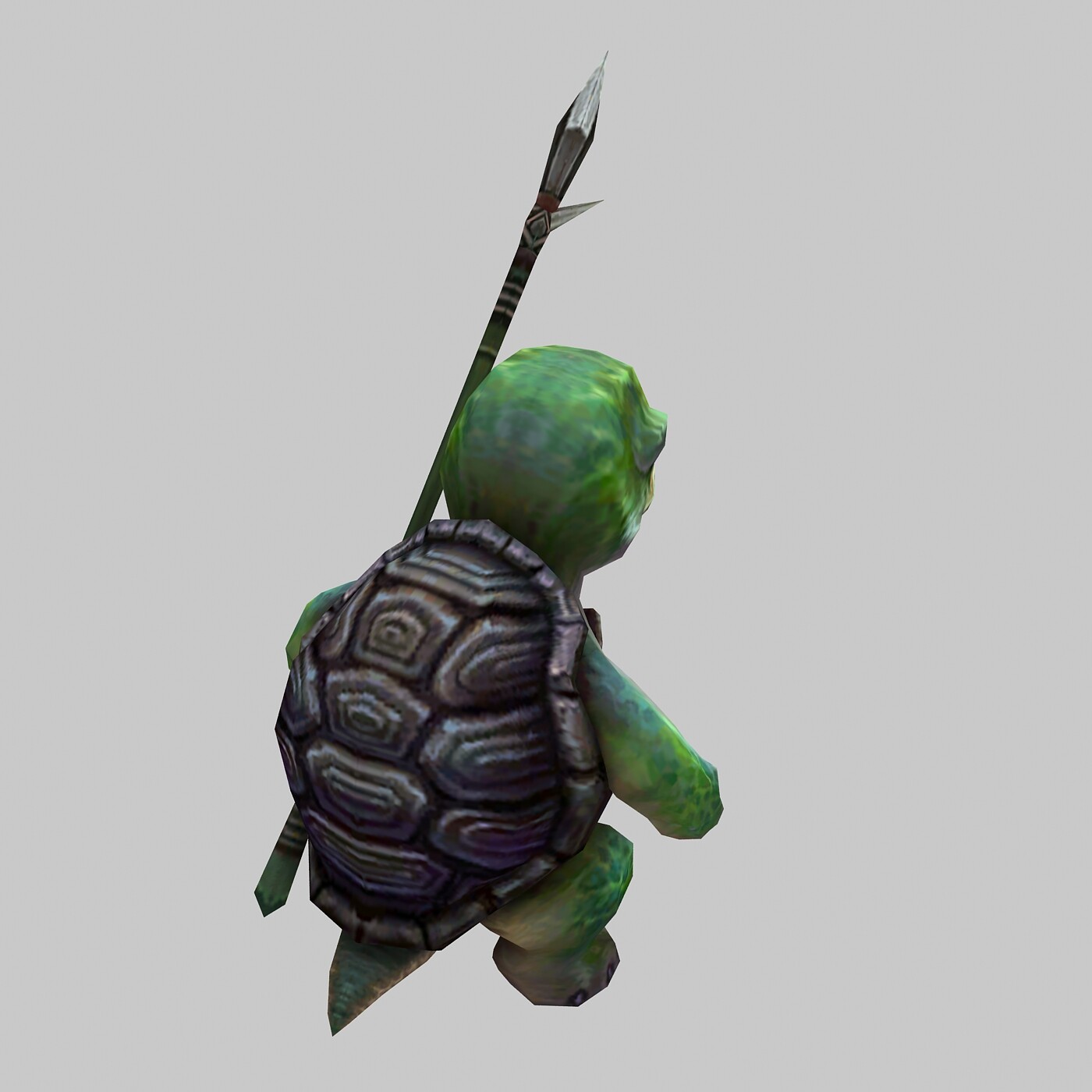 ArtStation - Low poly 3D Monster - Tortoise Soldier | Game Assets