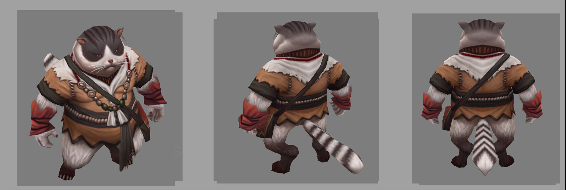 ArtStation - Low poly 3D Monster - meow | Game Assets