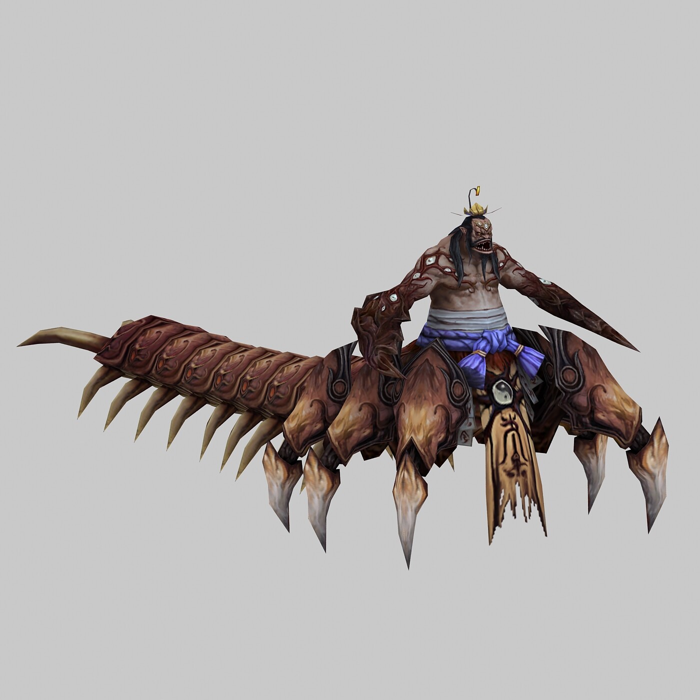 ArtStation - Low poly 3D Monster - Deaf | Game Assets