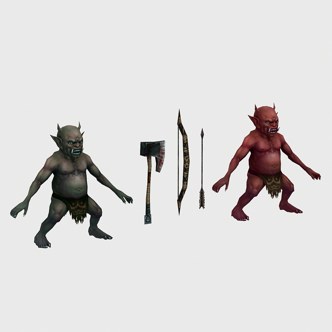 ArtStation - Low poly 3D Monster - Imp | Game Assets