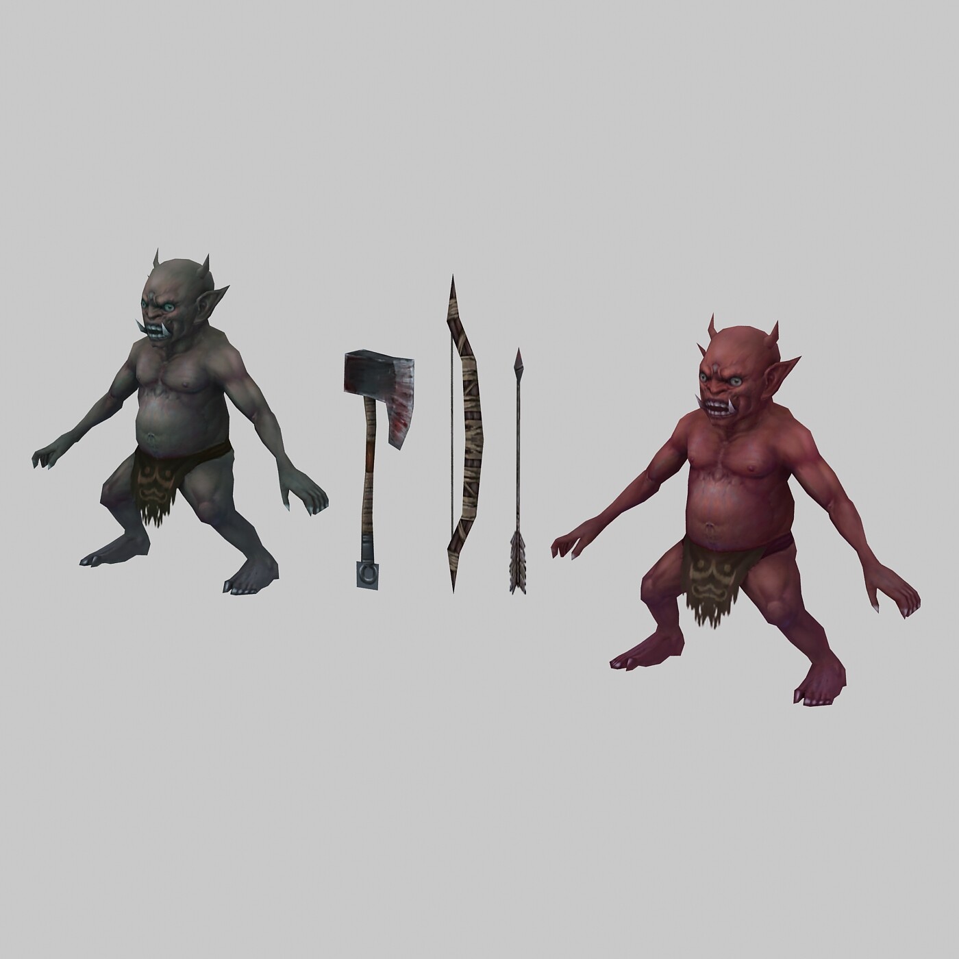 ArtStation - Low poly 3D Monster - Imp | Game Assets