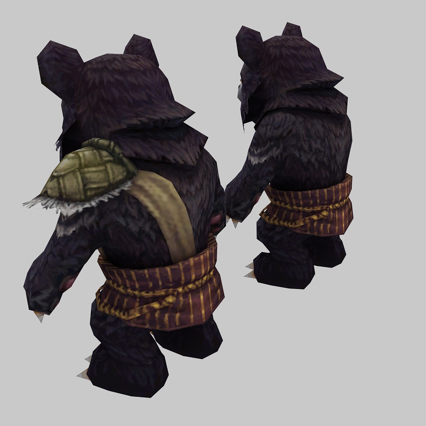 ArtStation - Low poly 3D Monster - Bear | Game Assets