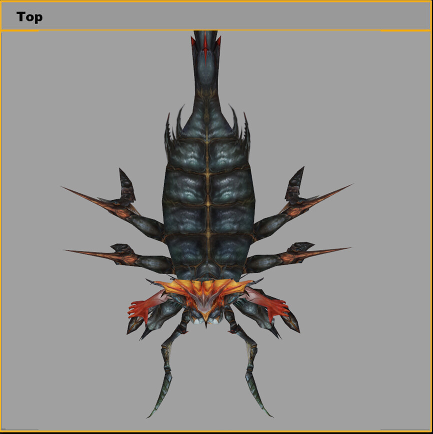 ArtStation - Low poly 3D Monster - Forceps | Game Assets