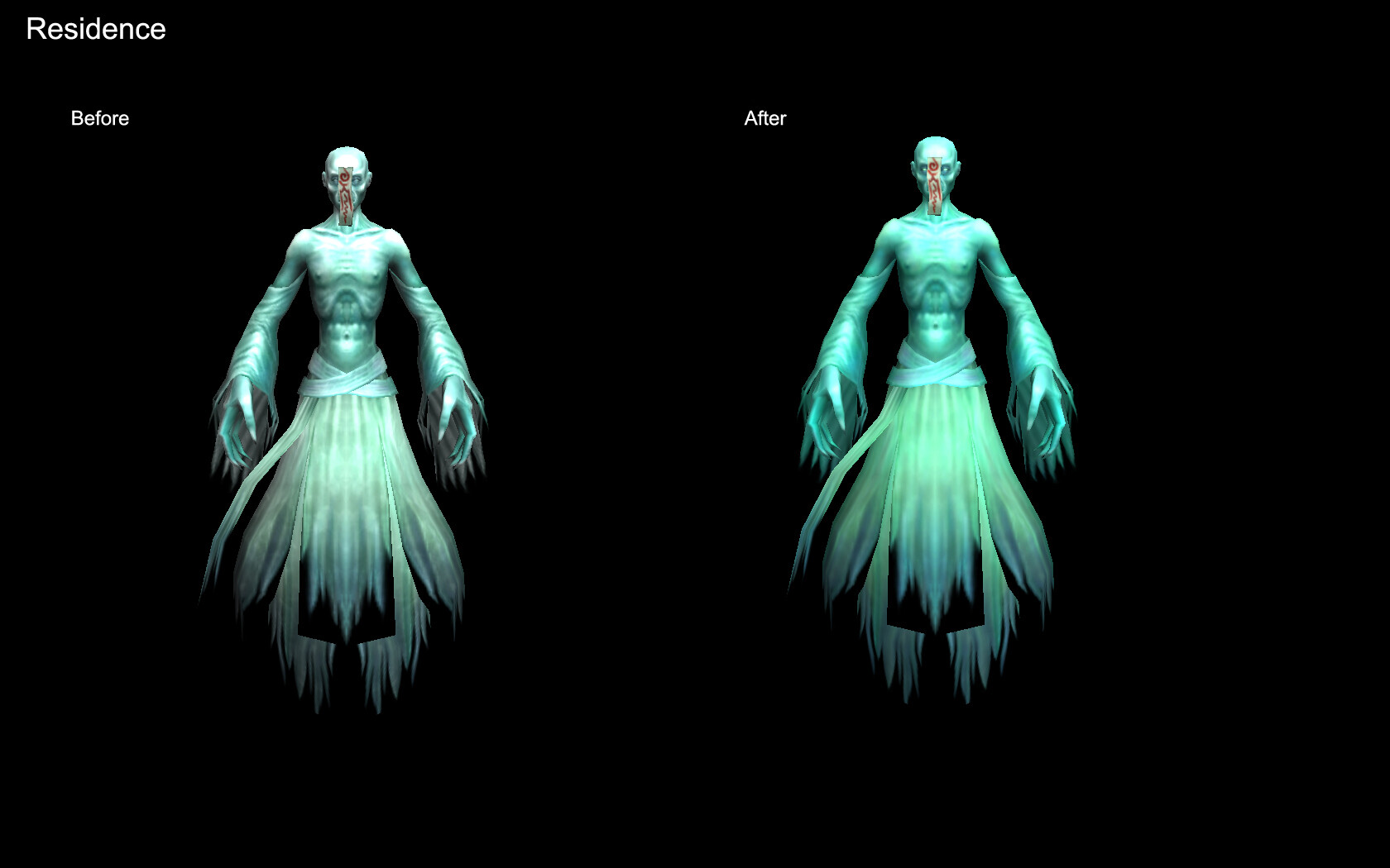 ArtStation - Low poly 3D Monster - Ghost | Game Assets