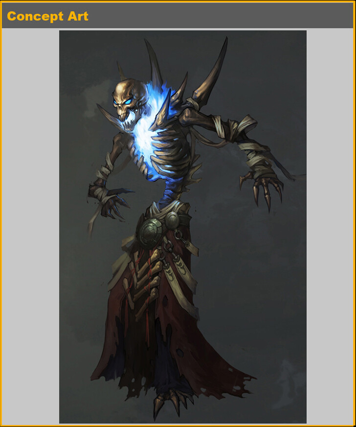 ArtStation - Low poly 3D Monster - Remote The skeleton | Game Assets