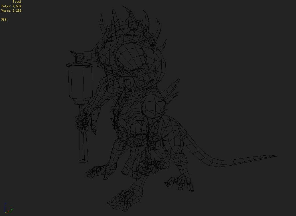 ArtStation - Low poly 3D Monster - Summon 02 | Game Assets