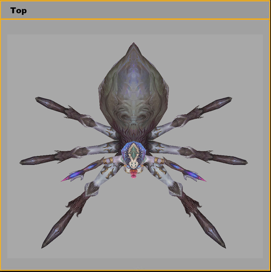 ArtStation - Low poly 3D Monster - Spider Maid 02 | Game Assets