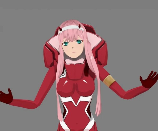 ArtStation - Zero Two Avatar for VTuber | Game Assets