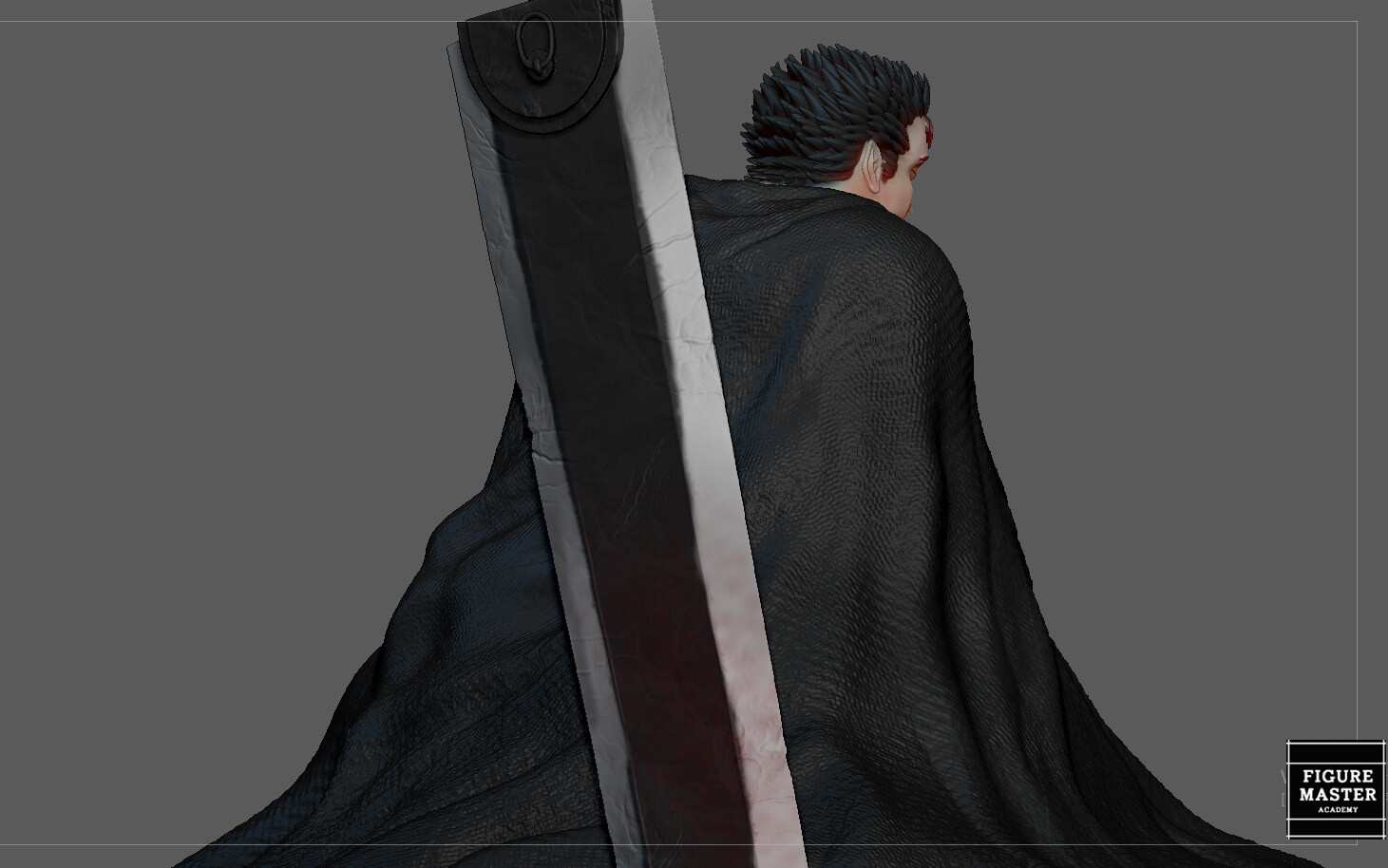ArtStation - BERSERK GUTS FANTASY ANIME SWORD CHARACTER 3D PRINT MODEL ...