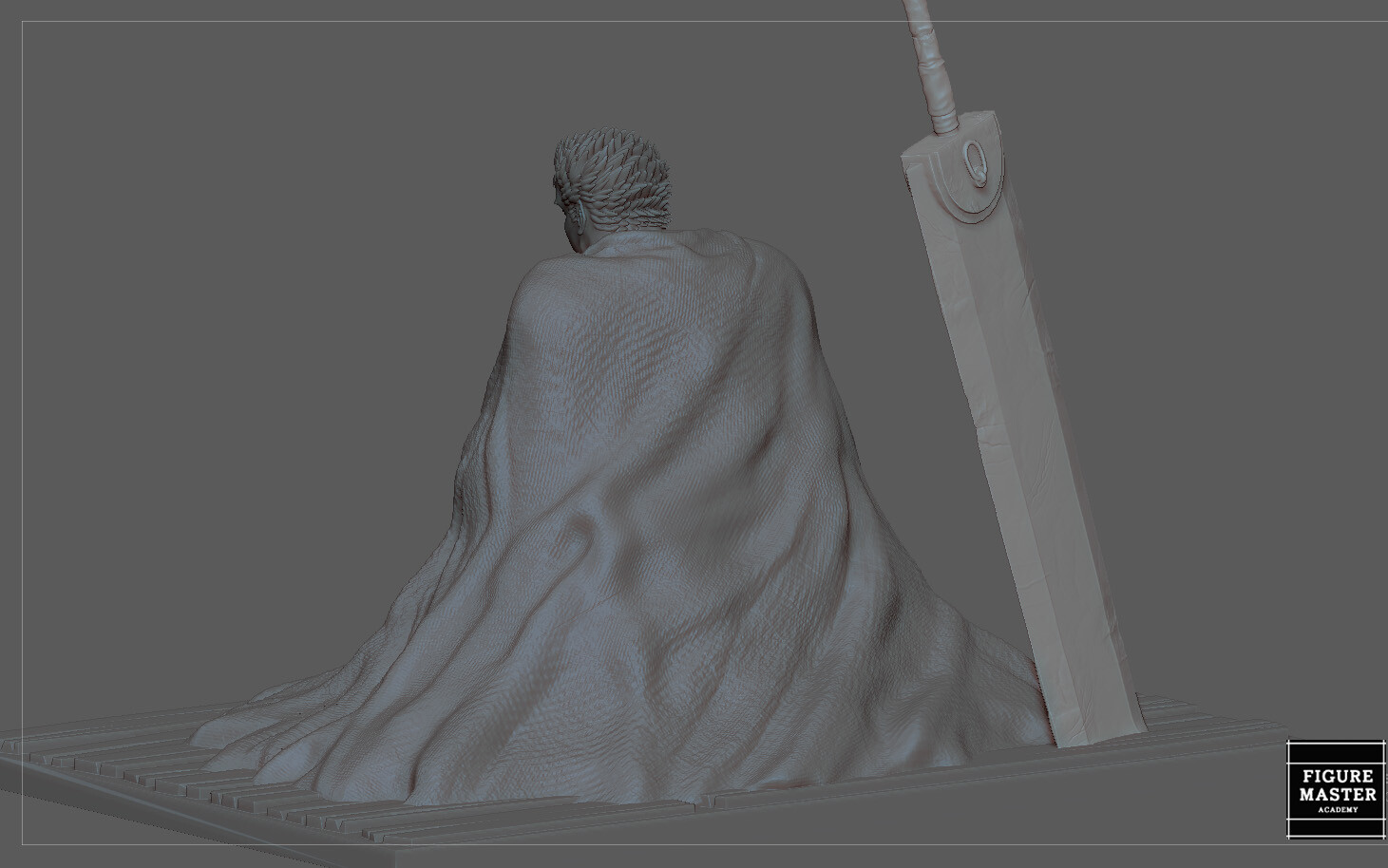 ArtStation - BERSERK GUTS FANTASY ANIME SWORD CHARACTER 3D PRINT MODEL ...