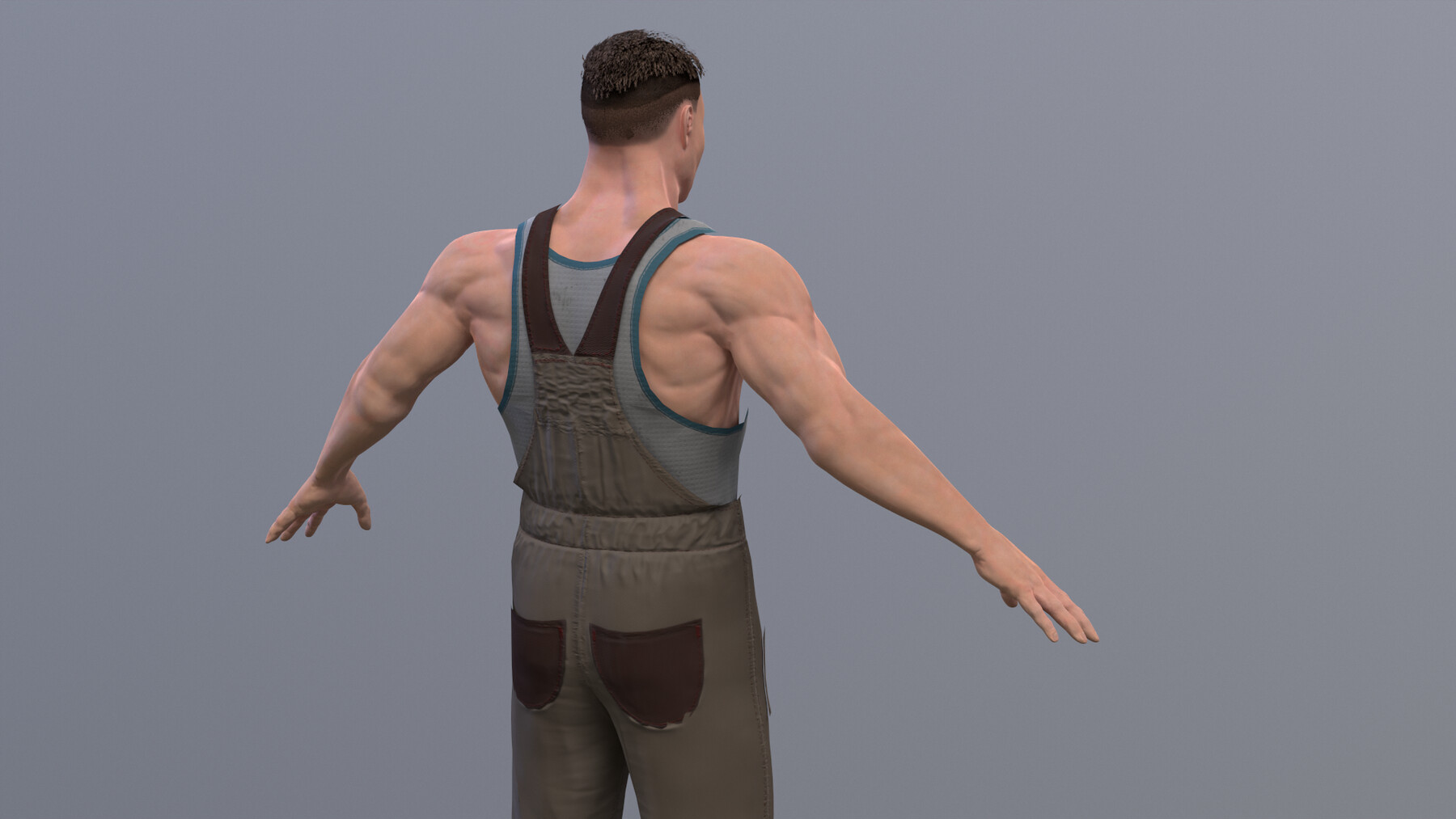 ArtStation - Delivery man with realtime hair UE4 ready to use | Game Assets