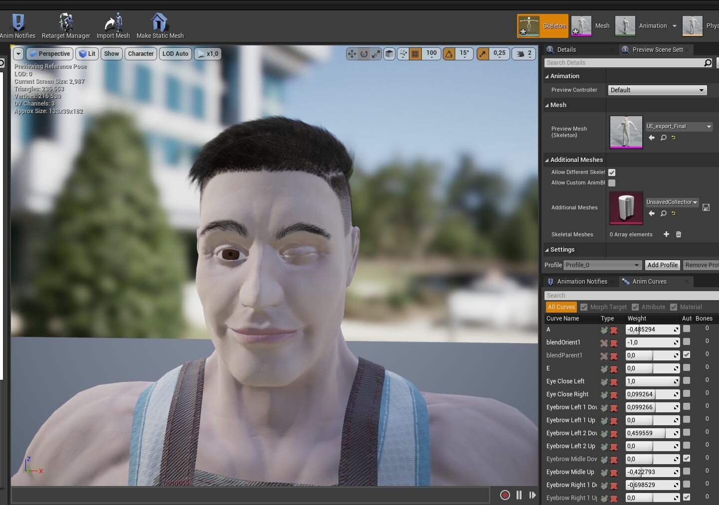 ArtStation - Delivery man with realtime hair UE4 ready to use | Game Assets