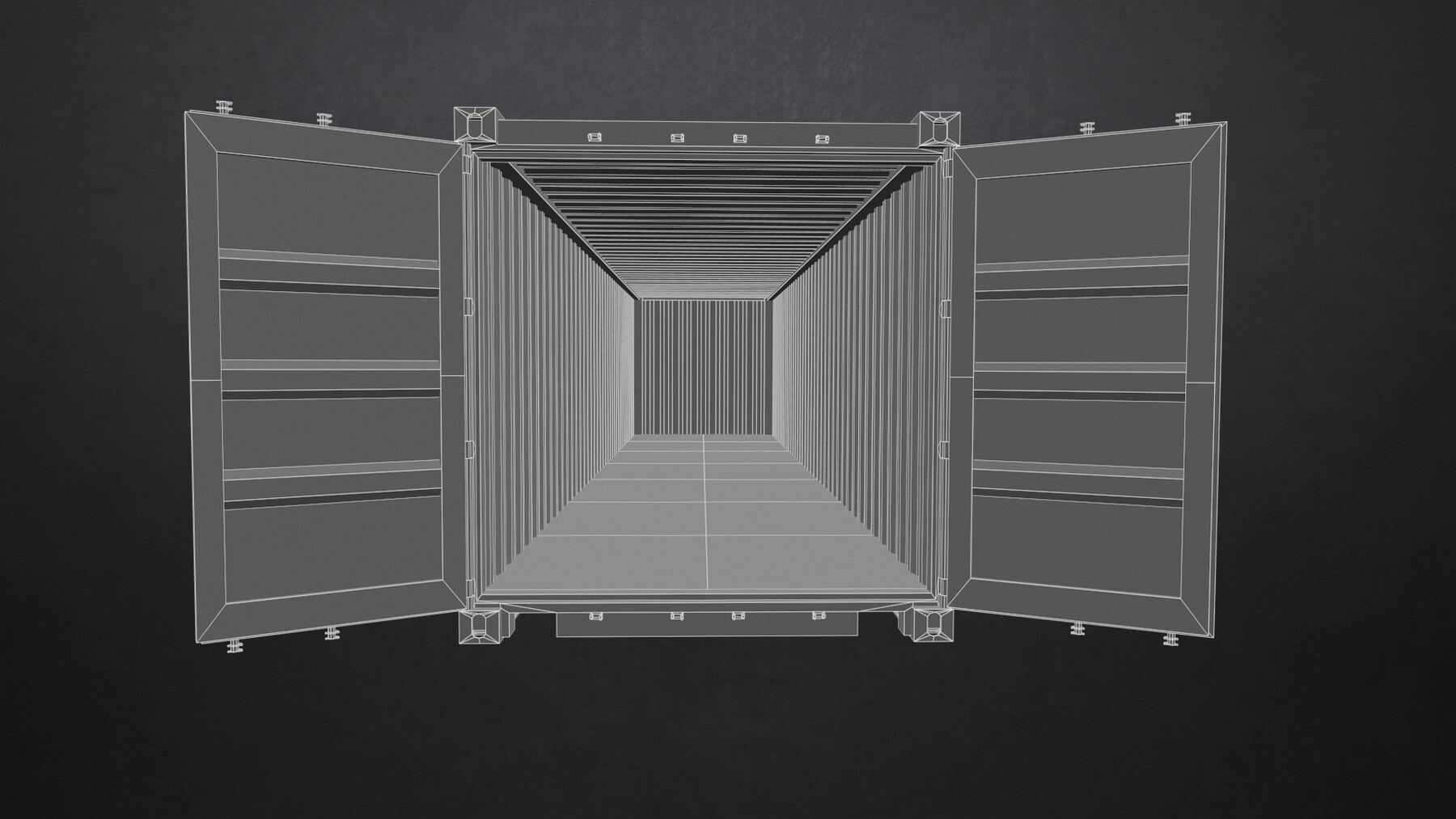 ArtStation - Shipping Container - Low Poly | Resources