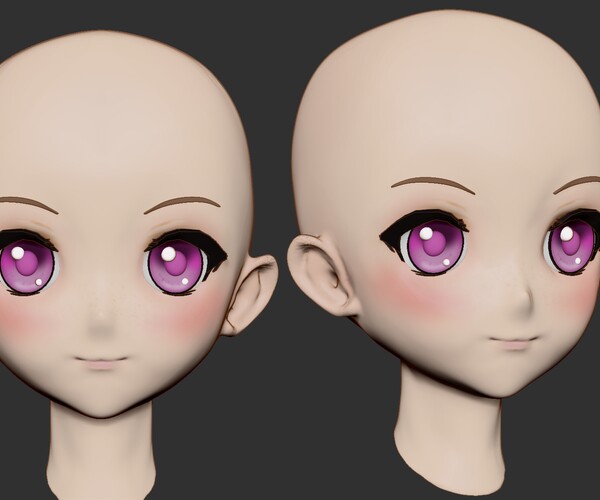 ArtStation - Anime Head1 | Resources